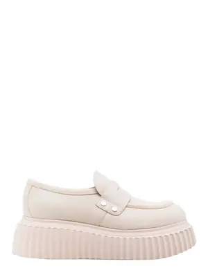 Agl Dany Platform Loafers - Neutrals