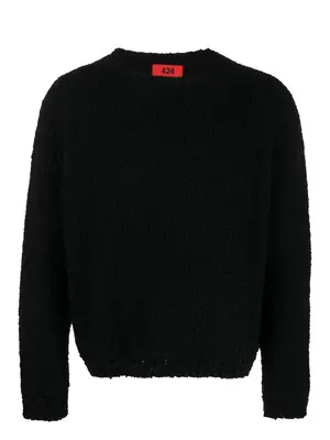 424 Crinkled Jumper - Black