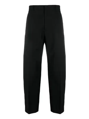 JIL SANDER Tapered-leg Tailored Trousers - Black