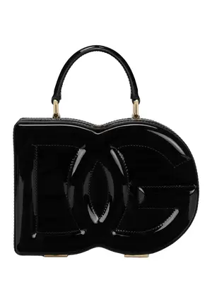 Dolce & Gabbana Logo-embossed Leather Tote Bag - Black