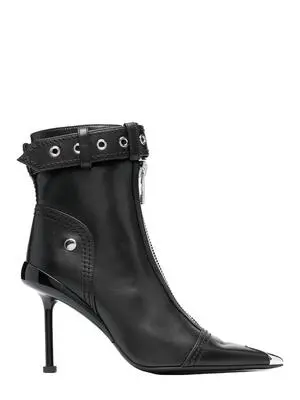 Alexander McQueen Buckle-fastening Ankle Boots - Black