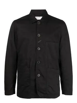 Universal Works Long-sleeve Cotton Shirt - Black