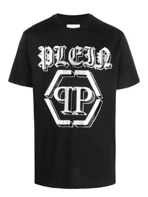 Philipp Plein Ss Chrome Round-neck T-shirt - Black