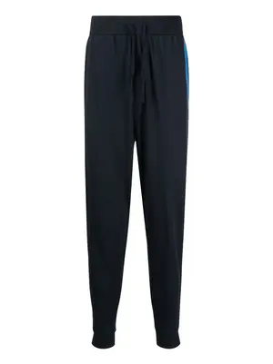 BOSS Authentic Logo-tape Track Pants - Blue