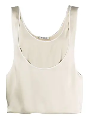 Gauchere Mirros Sleeveless Tank Top - Neutrals