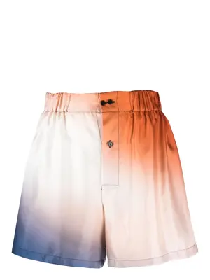 Gauchere Gradient-effect Shorts - Orange
