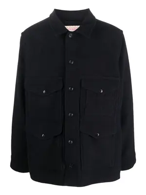 Filson Flap-pockets Wool Shirt Jacket - Blue