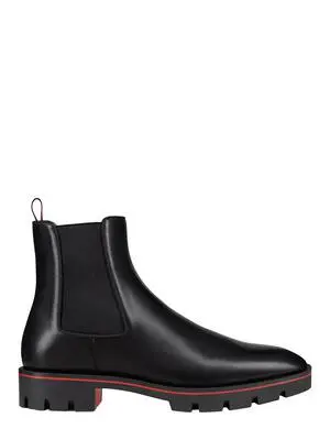 CHRISTIAN LOUBOUTIN Alpinosol Calf Leather Boots - Black
