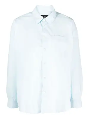 A.p.c. Long-sleeve Shirt - Blue