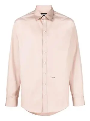 Dsquared2 Logo-print Cotton Shirt - Pink