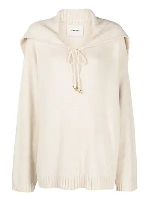 AERON Pearl Cape-style Jumper - Neutrals