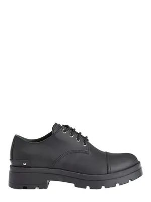 GIUSEPPE ZANOTTI Lapley Suede Derby Shoes - Black