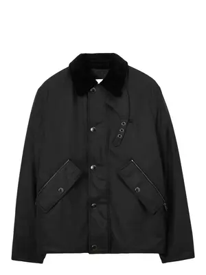 Burberry Equestrian Knight Single-breasted Jacket - Black