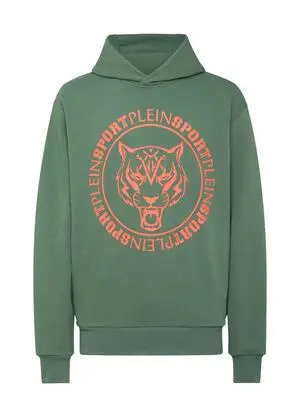 PLEIN SPORT Tiger Long-sleeve Sweatshirt - Green