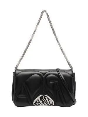 Alexander McQueen Alexander McQueen The Seal Shoulder Bag Black
