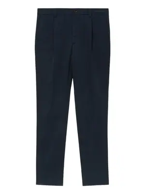 BURBERRY Straight-leg Cotton Tailored Trousers
