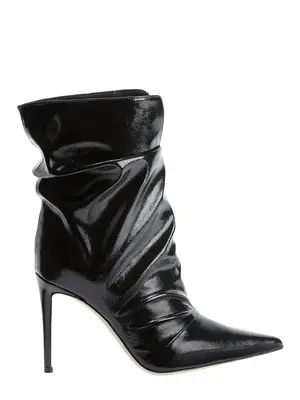 GIUSEPPE ZANOTTI 105mm Yunah Slouchy Boots - Black