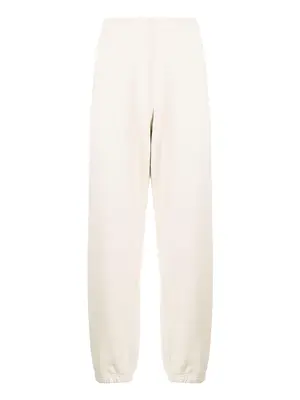 Stone Island Logo-appliqué Cotton Track Pants - Neutrals