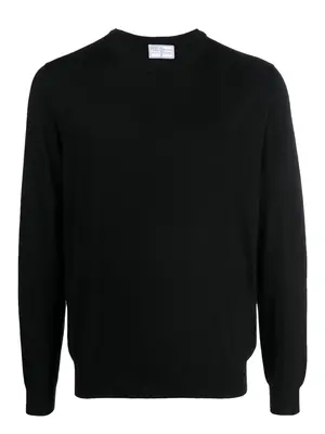 Fedeli Fedeli Fine-Knit Cashmere Jumper Black
