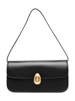 NEOUS Polished-finish Shoulder Bag - Black