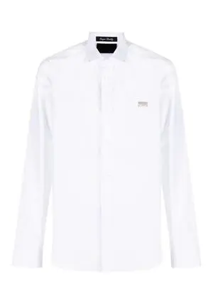 Philipp Plein Sugar Daddy Cut Ls Shirt - White