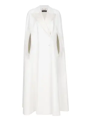 DOLCE & GABBANA Dolce & Gabbana Double-Breasted Cape Maxi Coat
