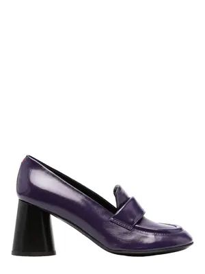 HALMANERA Ace03 70mm Leather Pumps - Purple