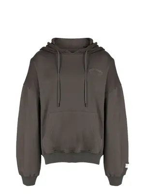 MOSTLY HEARD RARELY SEEN Cable-knit Cotton Hoodie - Grey