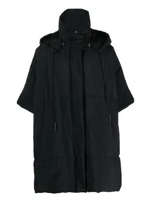Erika Cavallini Padded Hooded Coat - Black