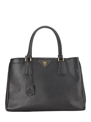 Prada Saffiano Executive Tote - Black