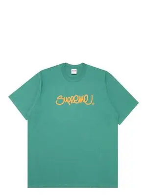 Supreme Handstyle Tee 'light Pine - Green