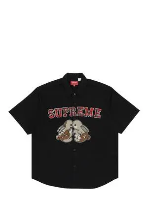 Supreme Bunnies Short-sleeve Work Shirt - Black