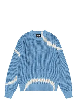 StÜssy Pigment Dyed Loose Gauge Sweater - Blue