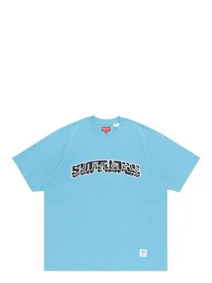 Supreme Block Arc Short-sleeve Top 'bright Blue' Blue
