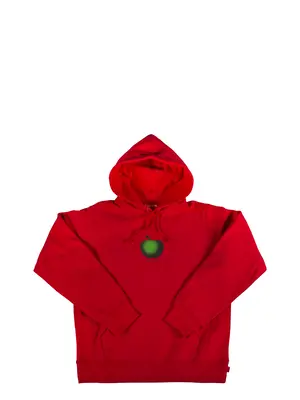 Supreme Apple Hooded Sweatshirt - Red