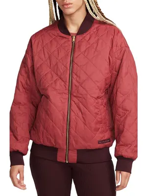 Nike Sportswear Reversible Bomber Jacket Burgundy Crush/cedar