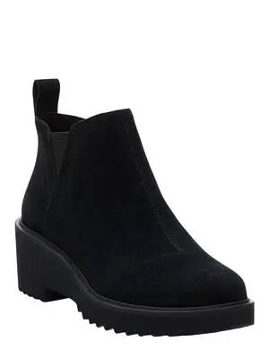 Toms Maude Faux Shearling Lined Bootie - Black