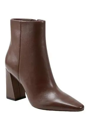Marc Fisher Yanara Pointed Toe Bootie - Dark Brown