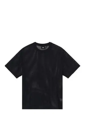StÜssy Cotton Mesh Short-sleeve Crew - Black