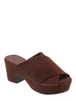 CHOCOLAT BLU Chocolat Blu Georgette Platform Slide Sandal Chocolate