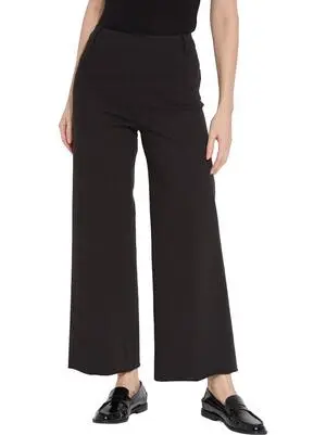 Lyssé Essentials Erin High Waist Ankle Wide Leg Denim Jeans - Black