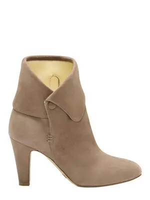 Sarah Flint Perfect Sophia 85 Booties - Taupe Suede