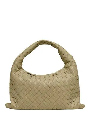 Bottega Veneta Bottega Veneta Hop Hobo Bag Travertine Muse