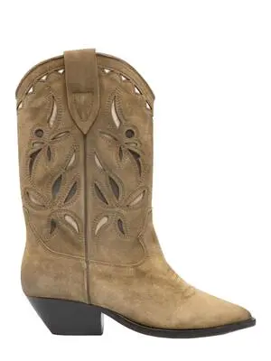 Isabel Marant Duerto Western Boots - Neutrals