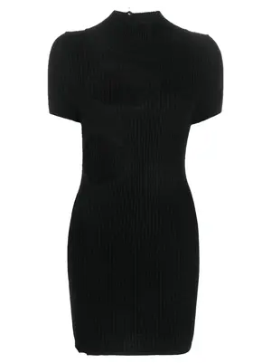 MAISON MARGIELA MM6 Maison Margiela Cut-Out Ribbed Minidress