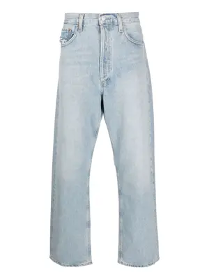 AGOLDE Straight-leg Mid-rise Jeans - Blue