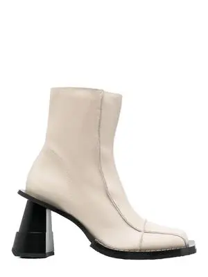 Henrik Vibskov Elle Driver 90mm Leather Ankle Boots - Neutrals