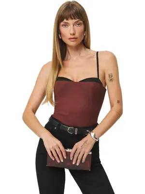 REFORMATION Melanie Top Red