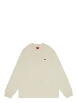 Supreme Small Box Long-sleeve Tee 'natural - Cream
