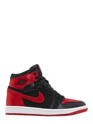 JORDAN 1 Retro High Og Satin Bred Sneakers - Red